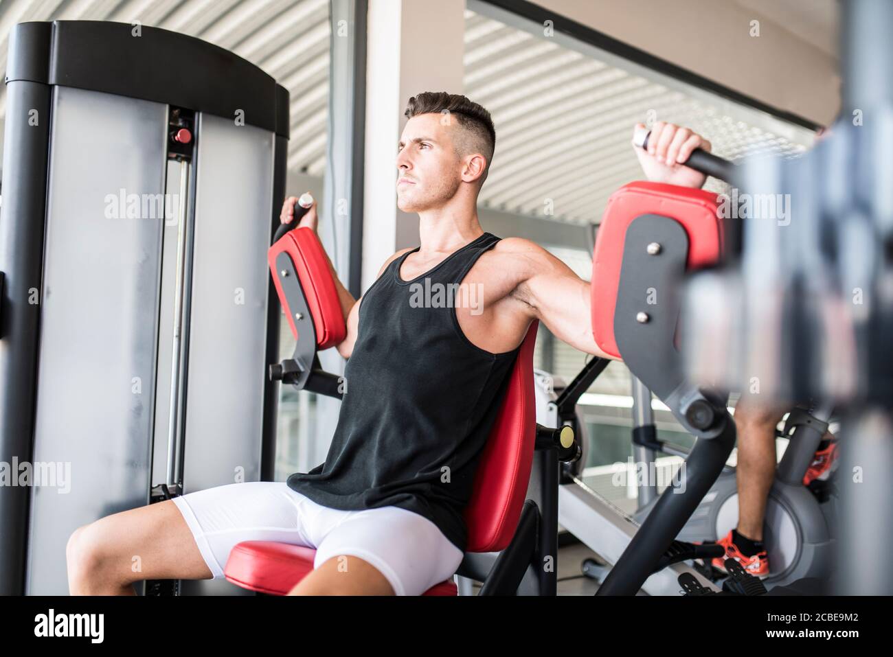 Pectoral exercise hi-res stock photography and images - Alamy