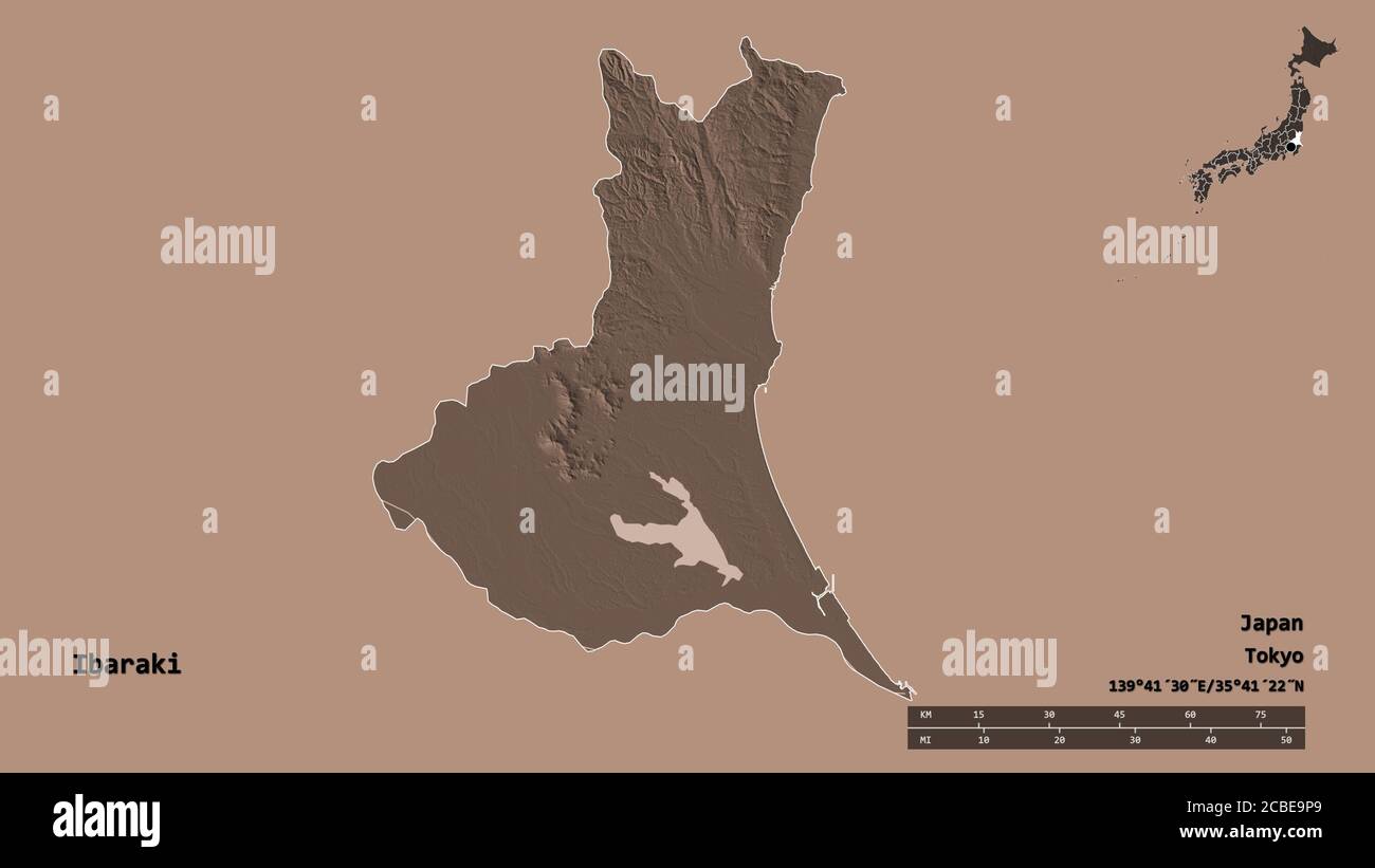 Map of ibaraki hi-res stock photography and images - Alamy