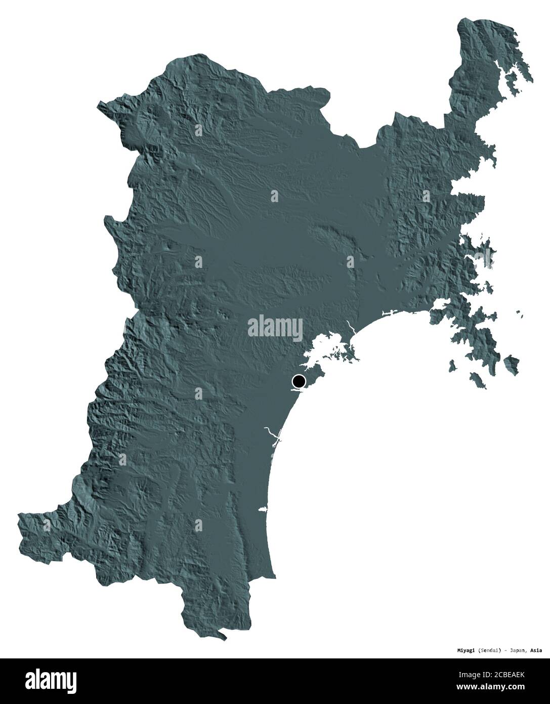 Miyagi map hi-res stock photography and images - Alamy