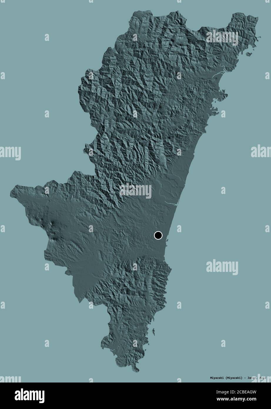 Map of miyazaki hi-res stock photography and images - Alamy