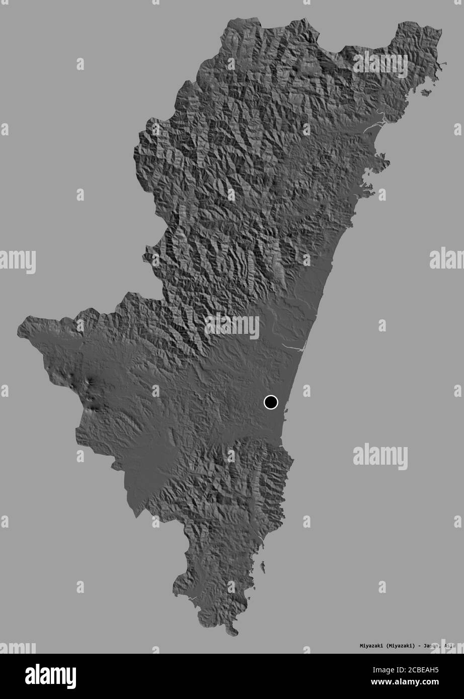Map of miyazaki hi-res stock photography and images - Alamy