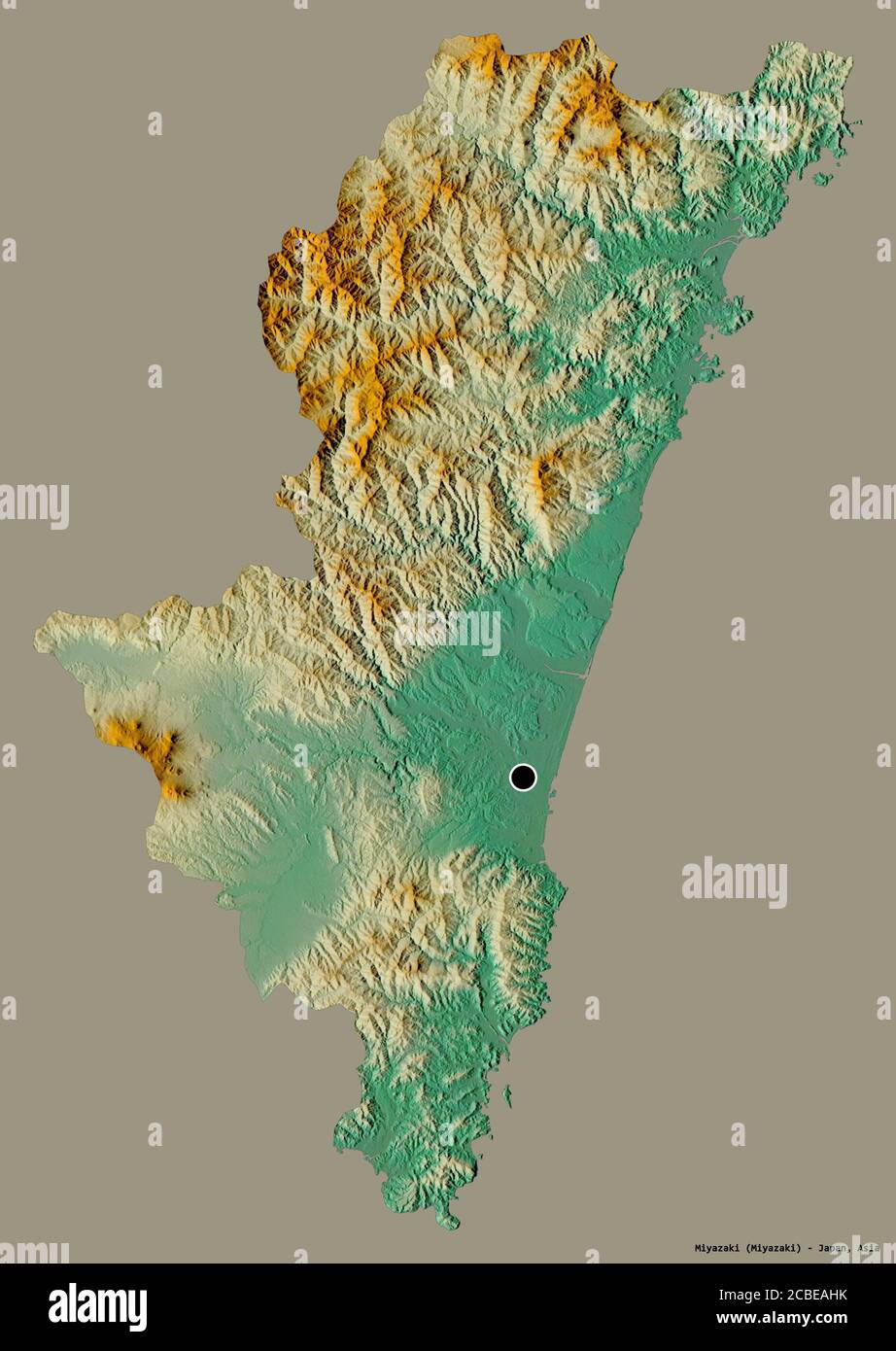 Miyazaki map hi-res stock photography and images - Alamy