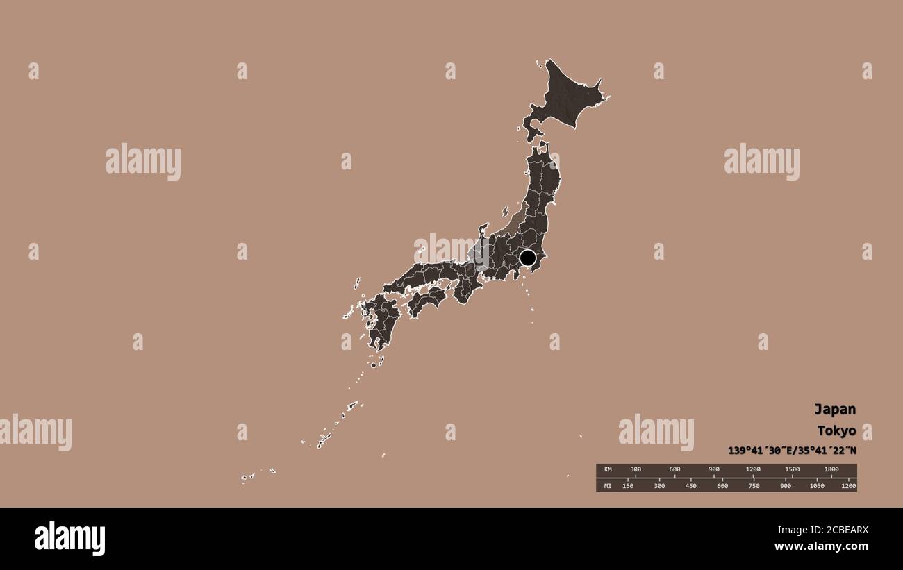 Map of niigata hi-res stock photography and images - Alamy