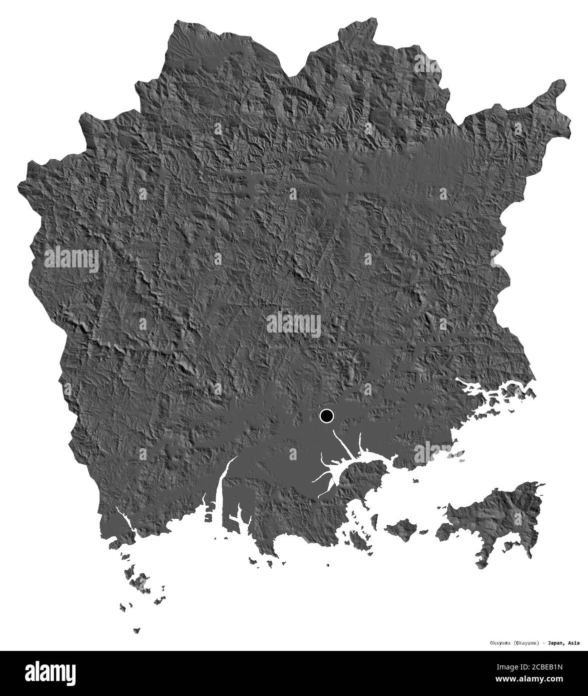 Map of okayama hi-res stock photography and images - Alamy