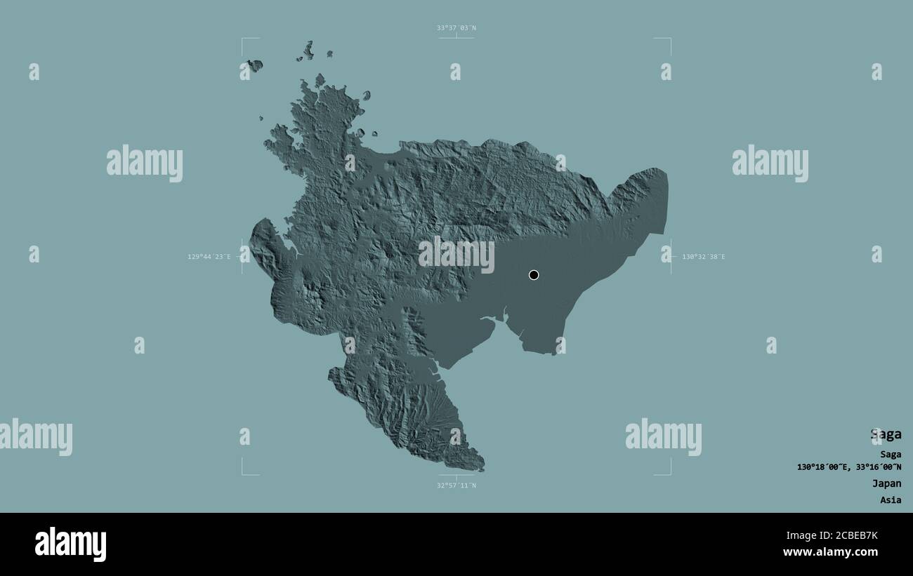 Map Of Saga High Resolution Stock Photography and Images - Alamy