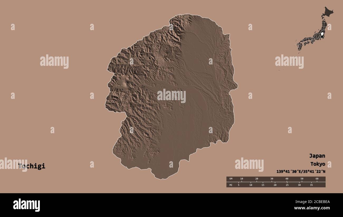 Map of tochigi hi-res stock photography and images - Alamy