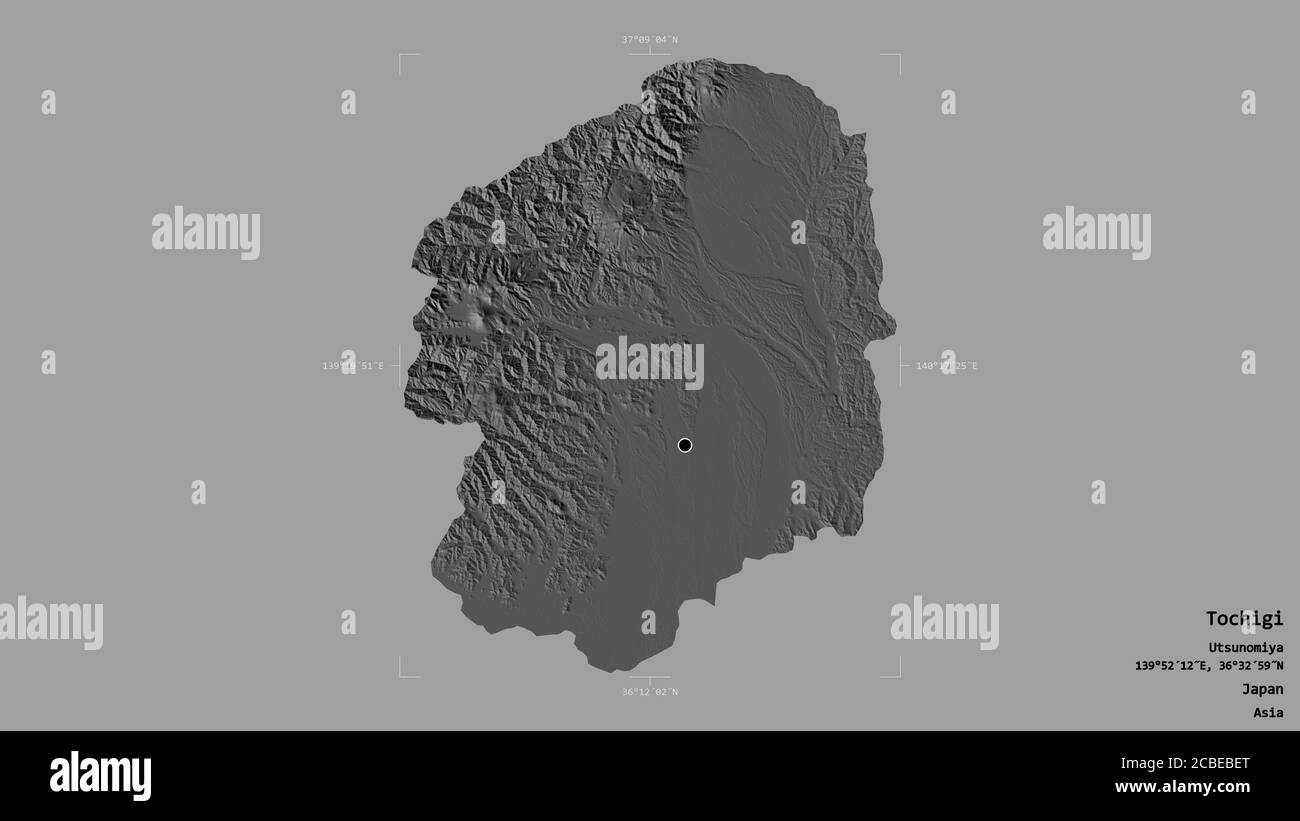 Map of tochigi hi-res stock photography and images - Alamy