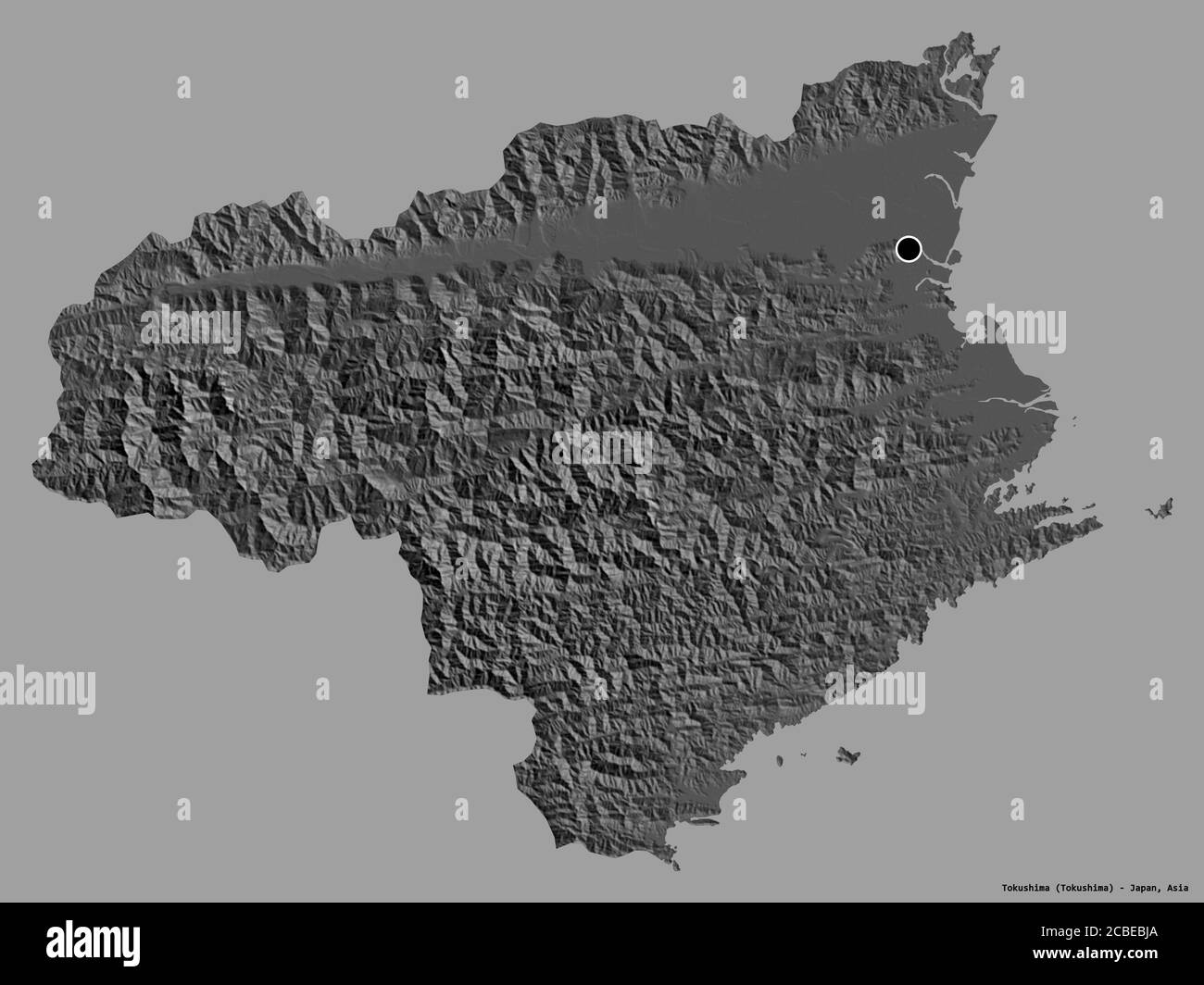Map of tokushima hi-res stock photography and images - Alamy