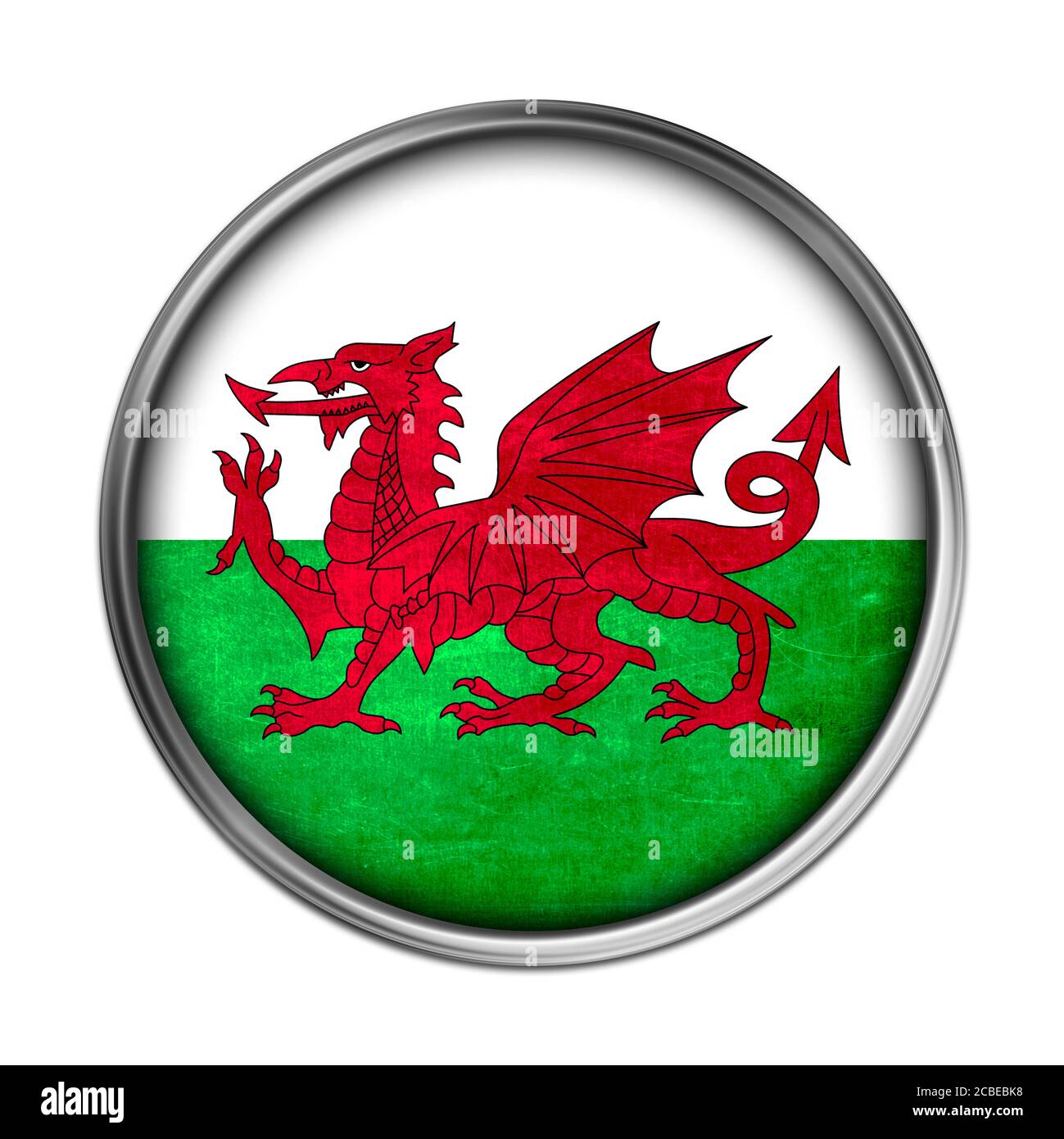 Welsh flag illustration hi-res stock photography and images - Alamy