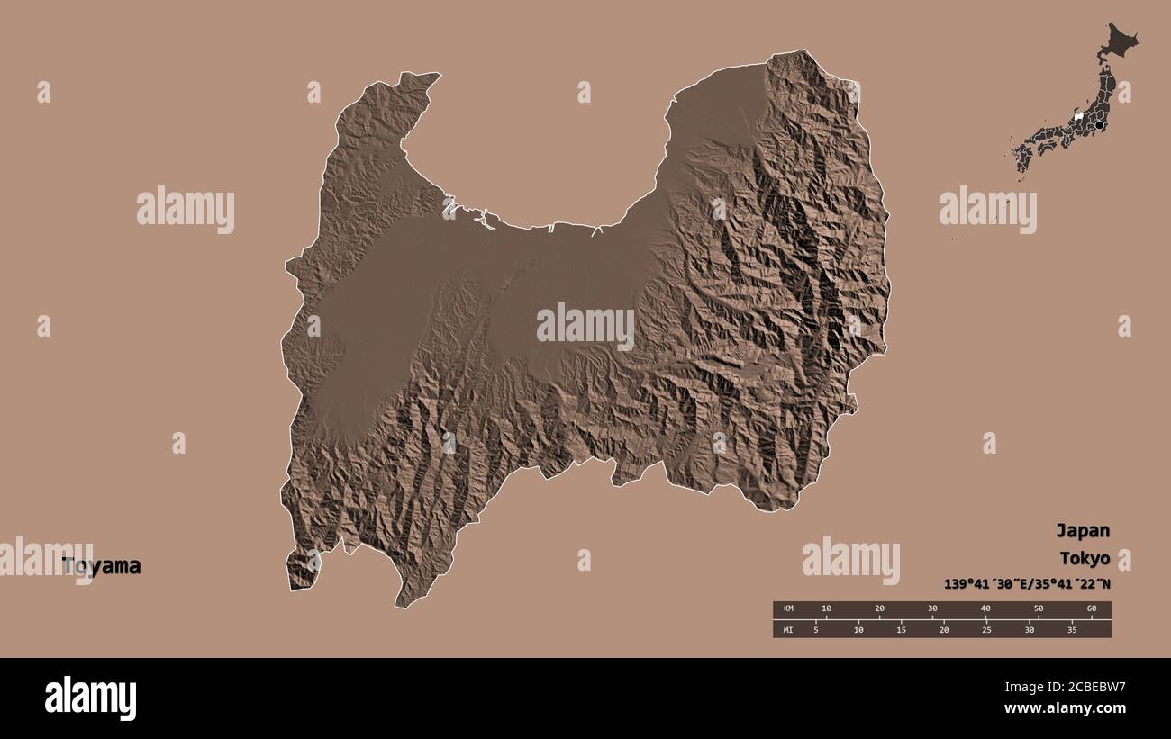 Map of toyama hi-res stock photography and images - Alamy