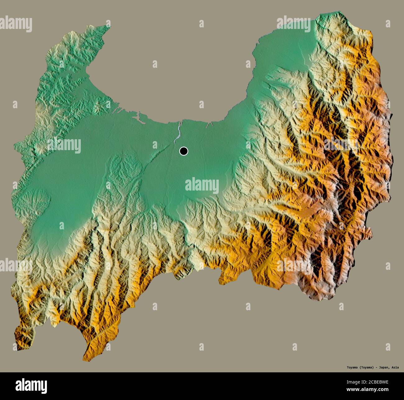 Map of toyama hi-res stock photography and images - Alamy