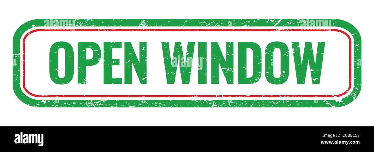 Open window stamp hi-res stock photography and images - Alamy