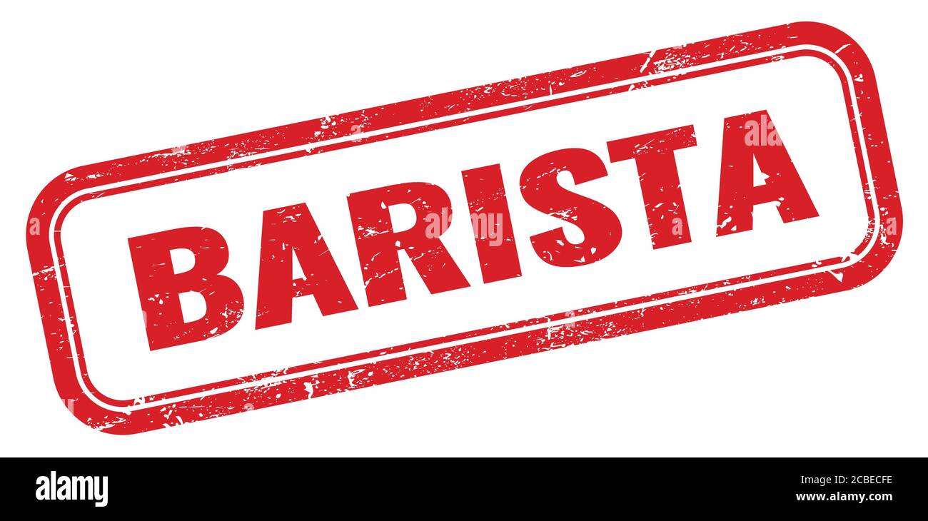 Barista stamp hi-res stock photography and images - Alamy