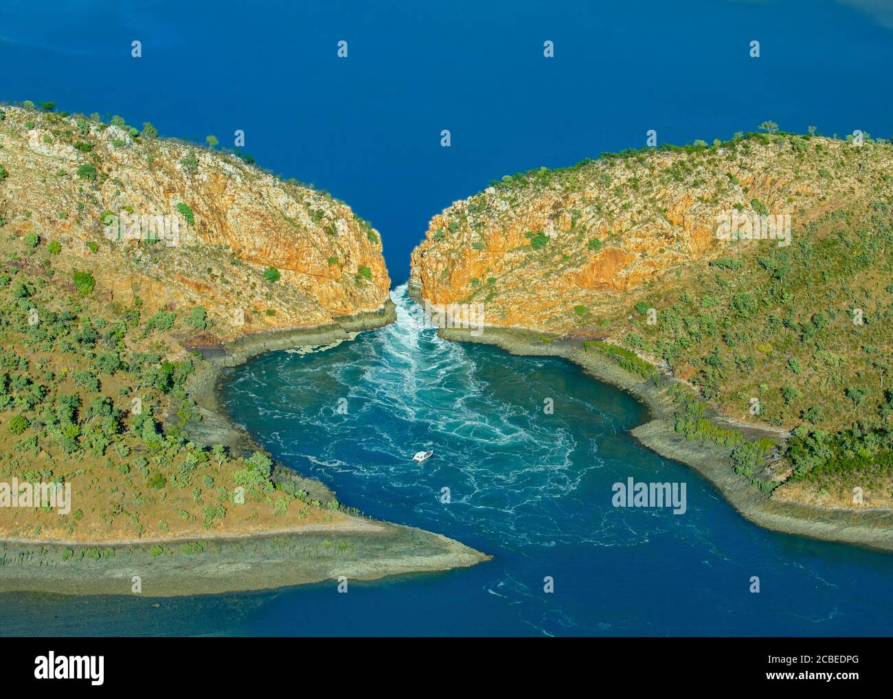 Beautiful shot of the Western Australian Horizontal Waterfalls Stock ...