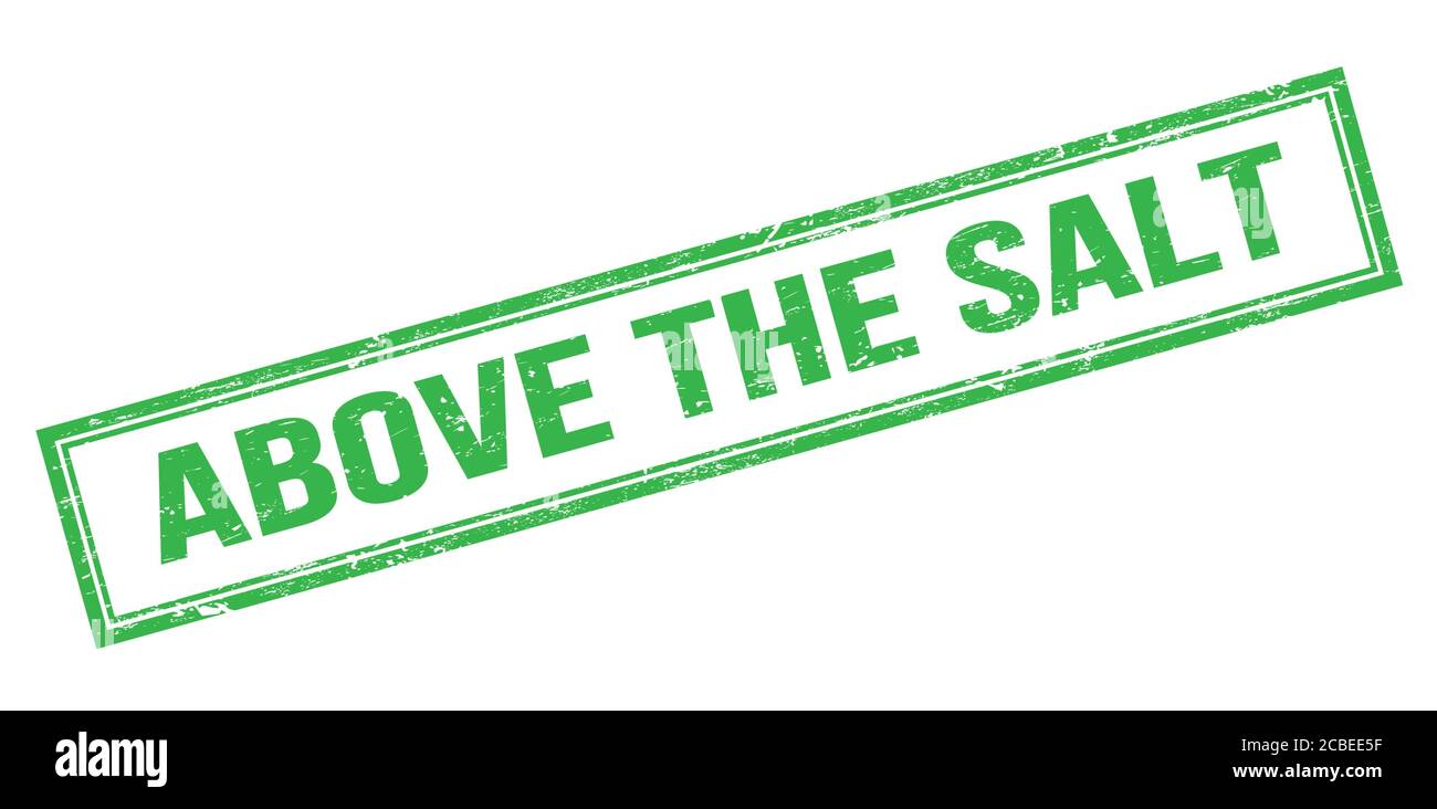 Above the salt stamp hi-res stock photography and images - Alamy