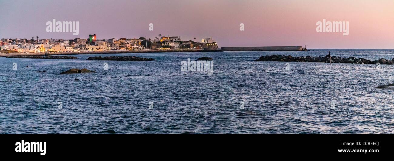 view of typical houses of Italian island Stock Photo - Alamy