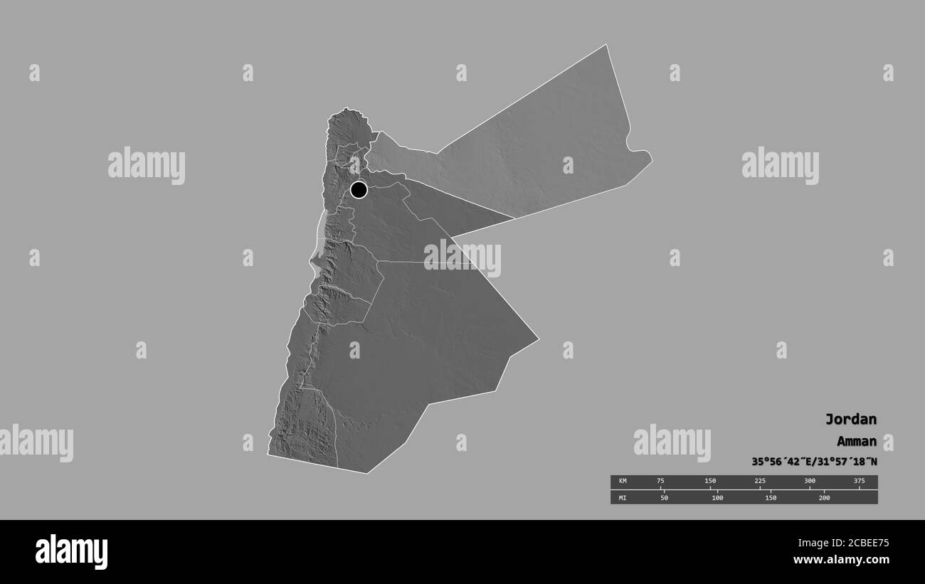 Mafraq map Black and White Stock Photos & Images - Alamy