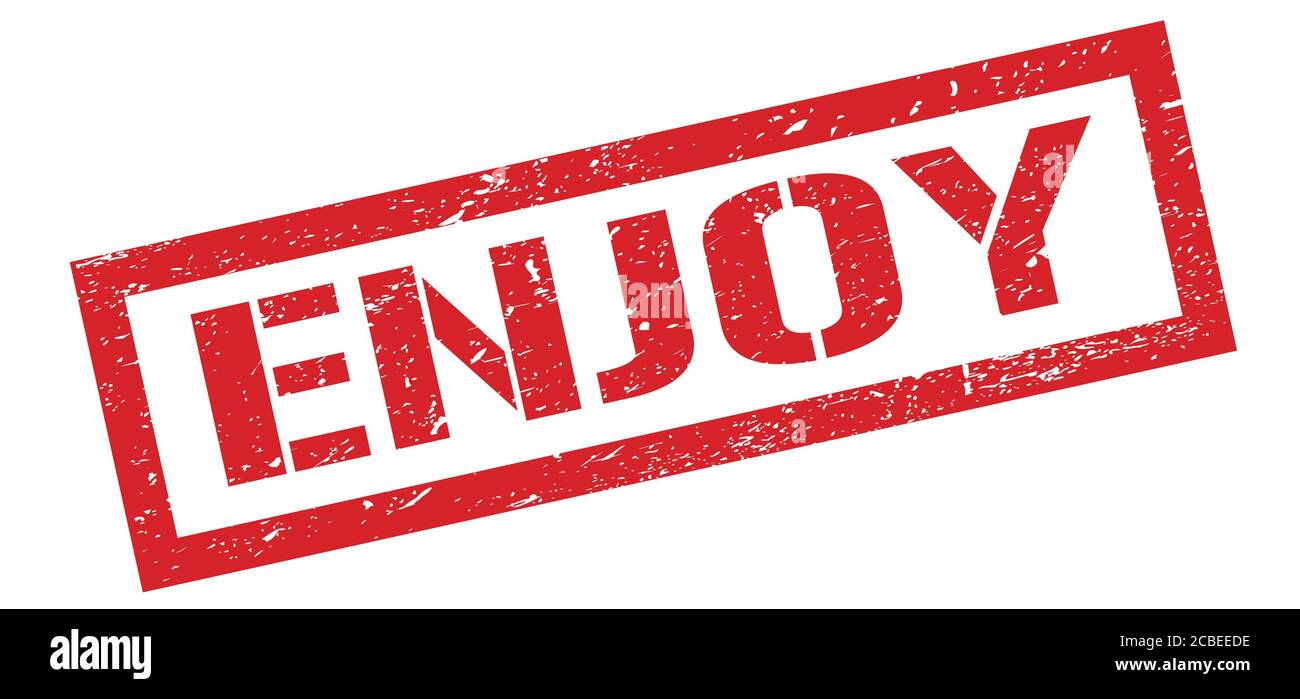 Enjoy stamp hi-res stock photography and images - Alamy