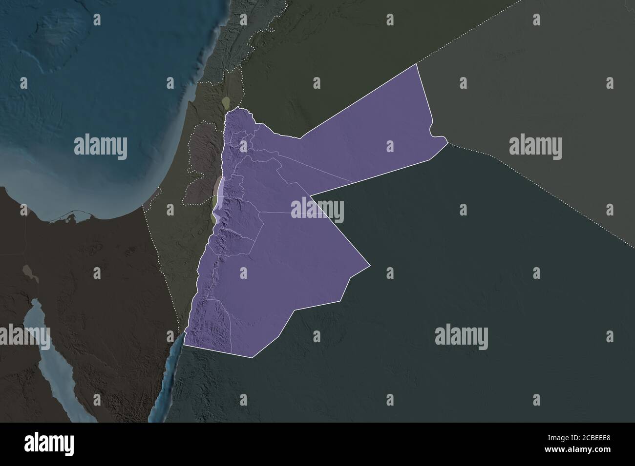 Shape of Jordan separated by the desaturation of neighboring areas ...