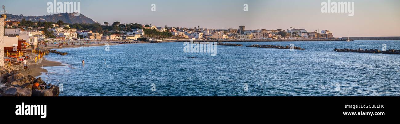 view of typical houses of Italian island Stock Photo - Alamy