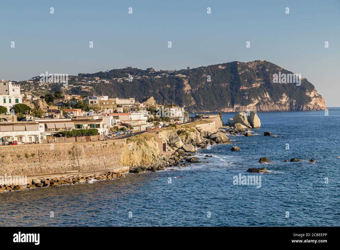 view of typical houses of Italian island Stock Photo - Alamy