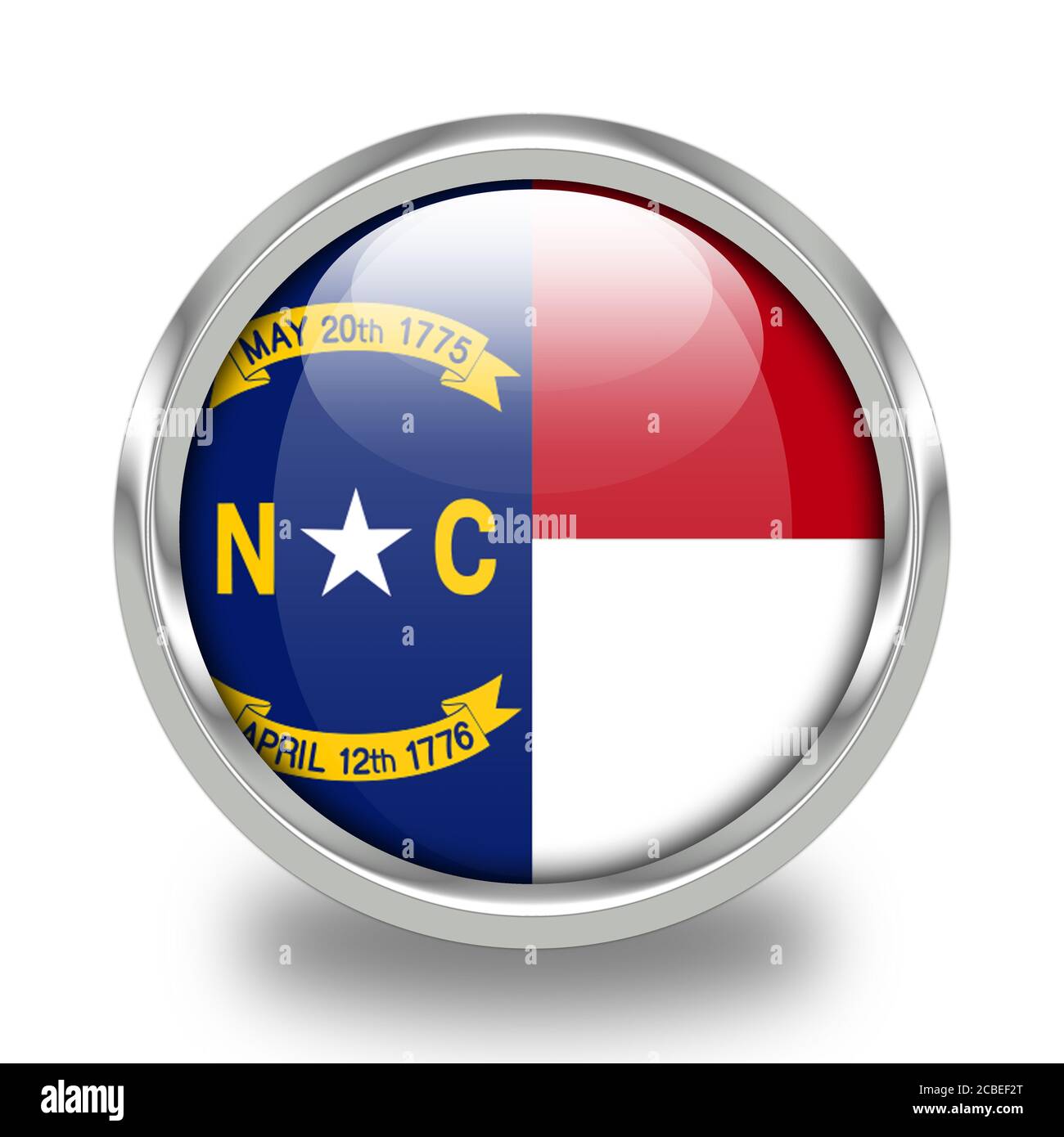 North carolina raleigh flag hi-res stock photography and images - Alamy