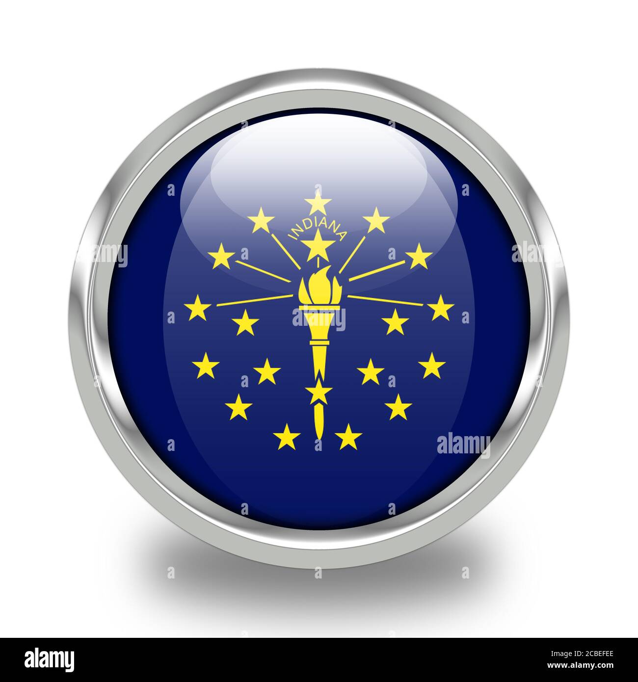 Flags of Indiana Stock Photo - Alamy