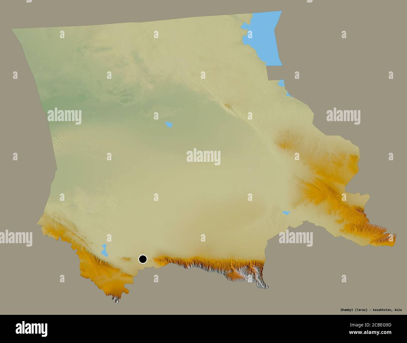 Map of taraz hi-res stock photography and images - Alamy