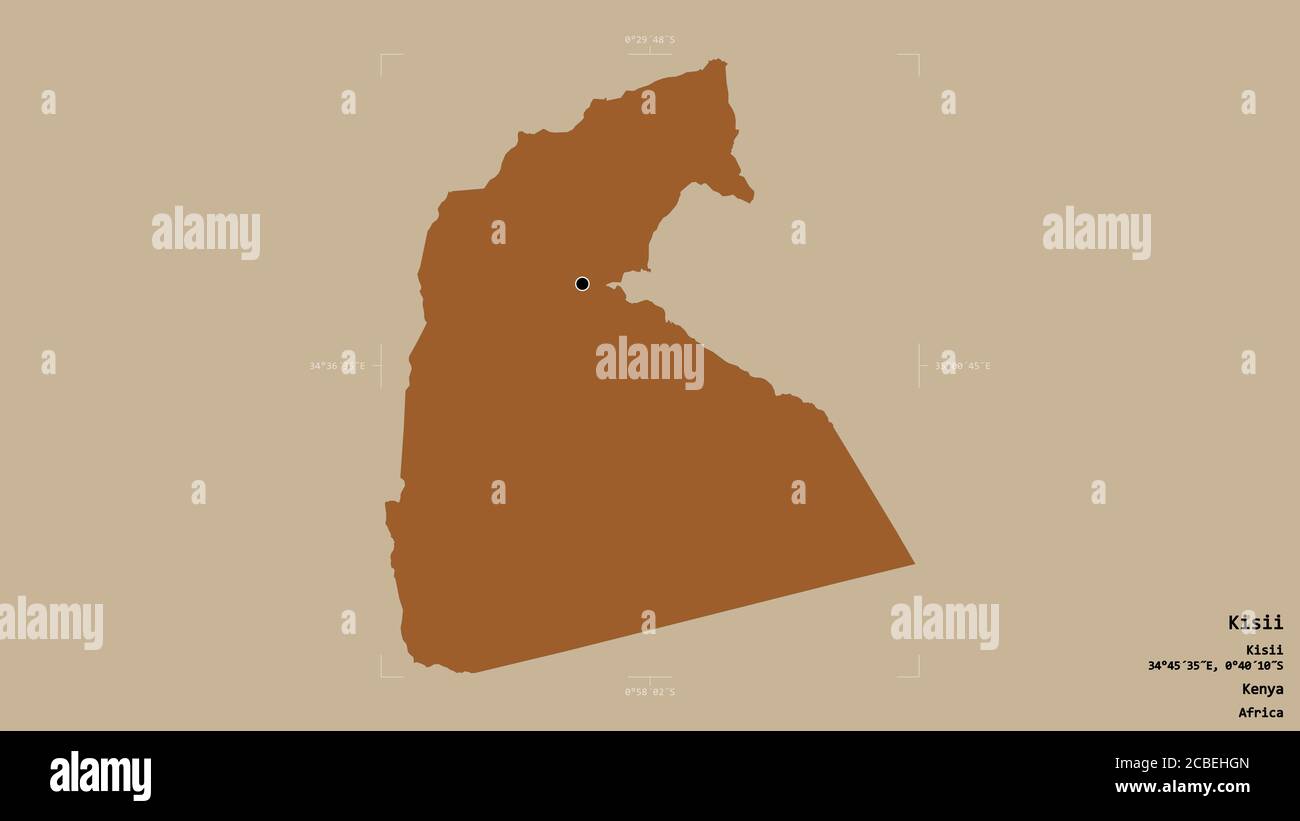 Kisii map hi-res stock photography and images - Alamy