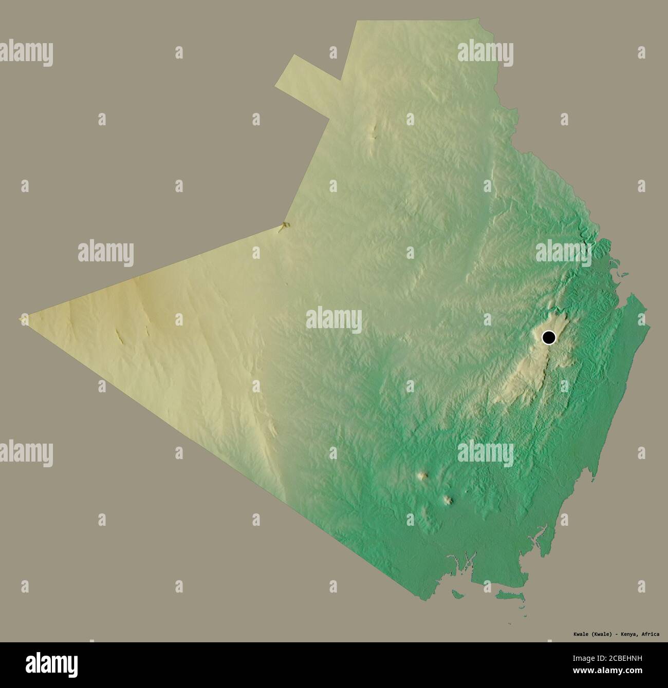 Kwale map hi-res stock photography and images - Alamy