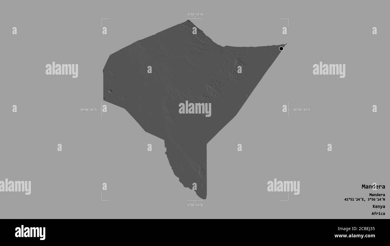 Map of mandera hi-res stock photography and images - Alamy