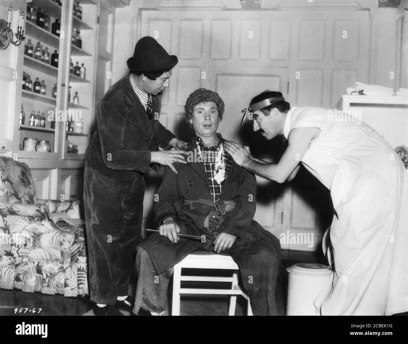 CHICO MARX HARPO MARX and GROUCHO MARX in A DAY AT THE RACES 1937 ...