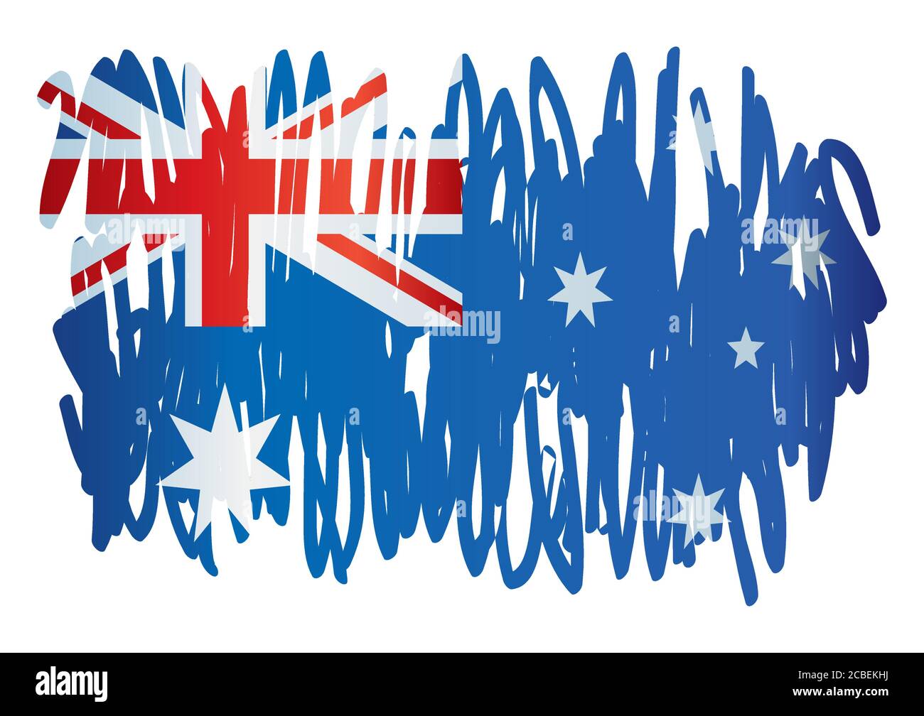 Flag of Australia, Commonwealth of Australia. Template for award design ...