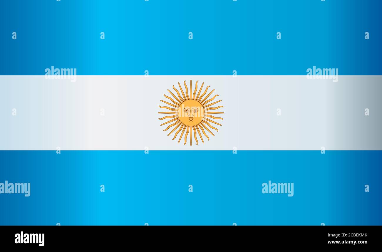 Flag of Argentina, Argentine Republic. Template for award design, an ...