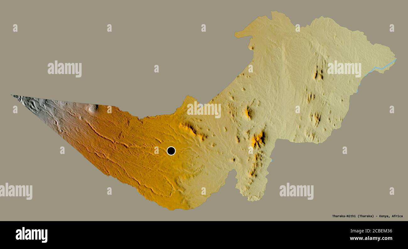 Map of tharaka nithi hi-res stock photography and images - Alamy