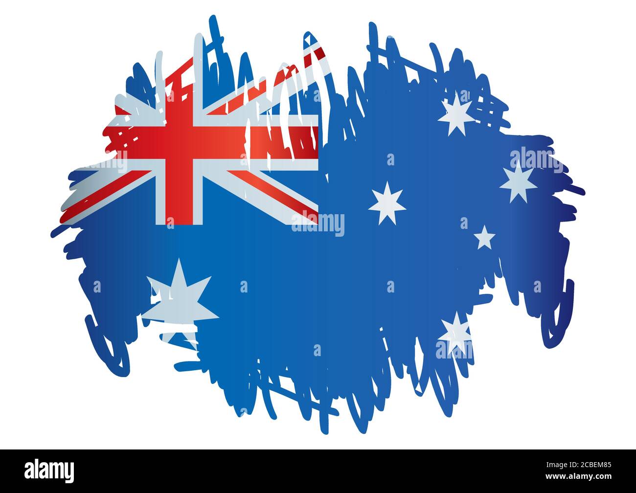 Flag of Australia, Commonwealth of Australia. Template for award design ...