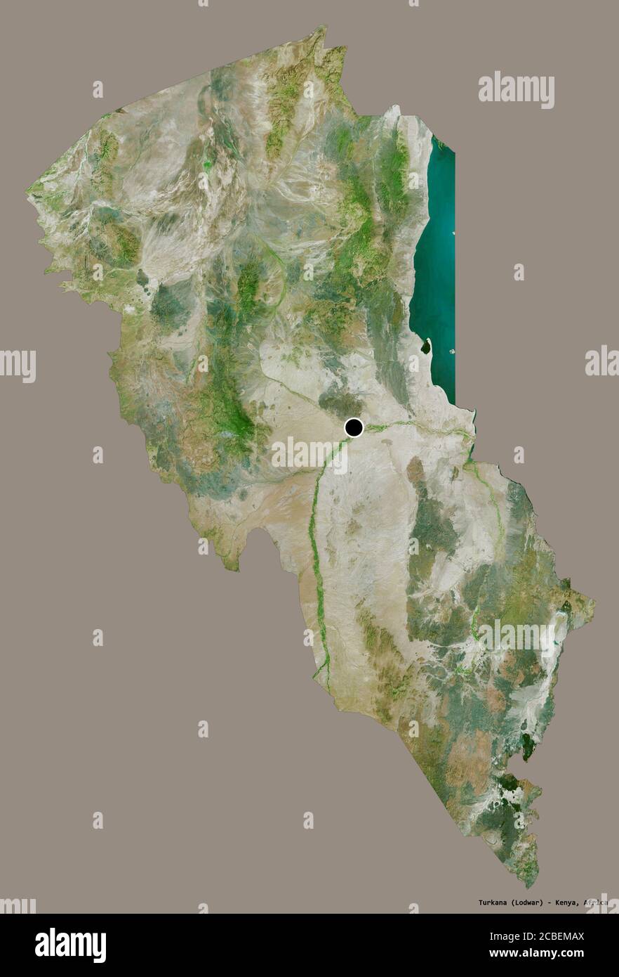 Turkana county map hi-res stock photography and images - Alamy