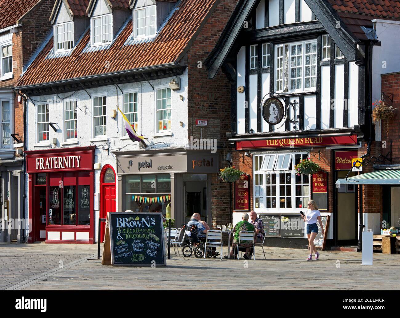 Wednesday Market, a square in the town of Beverley, East Yorkshire ...