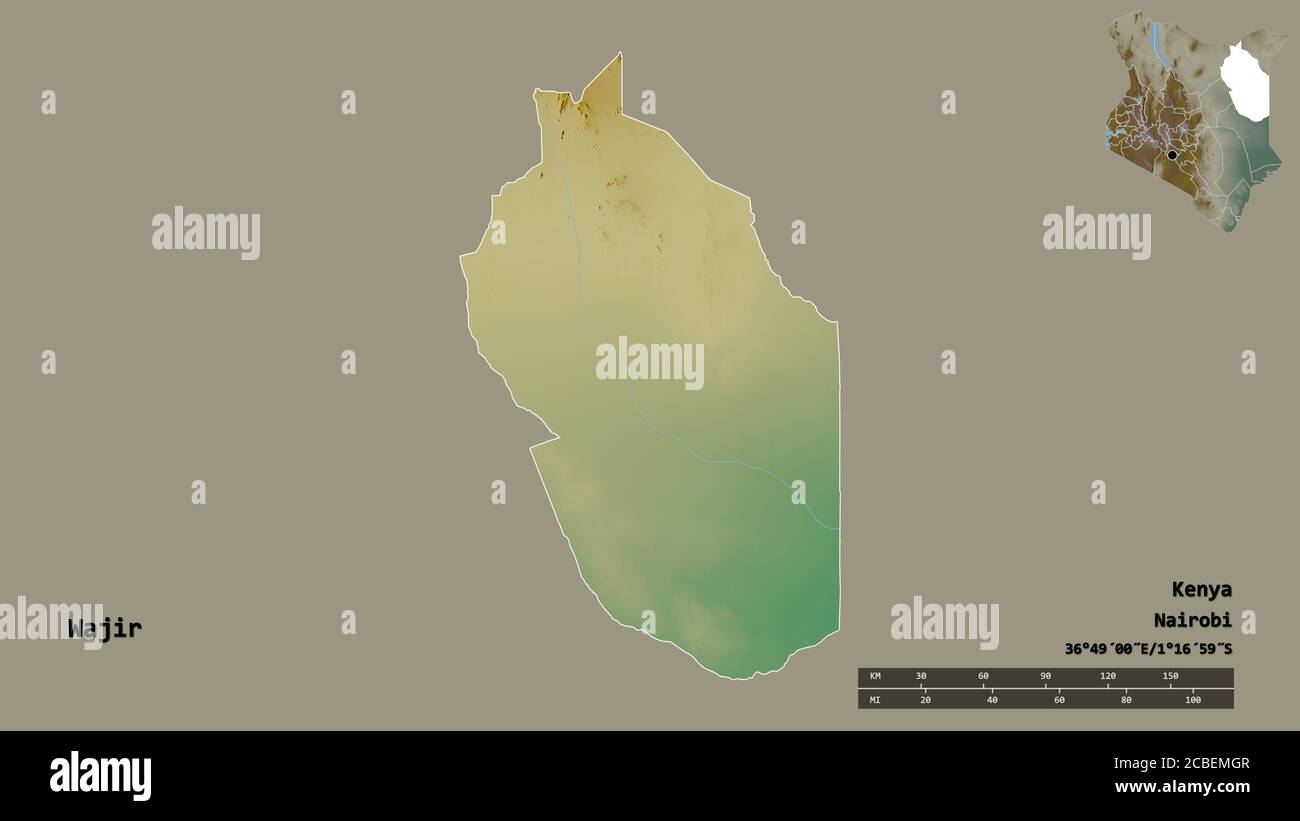 Map of wajir hi-res stock photography and images - Alamy