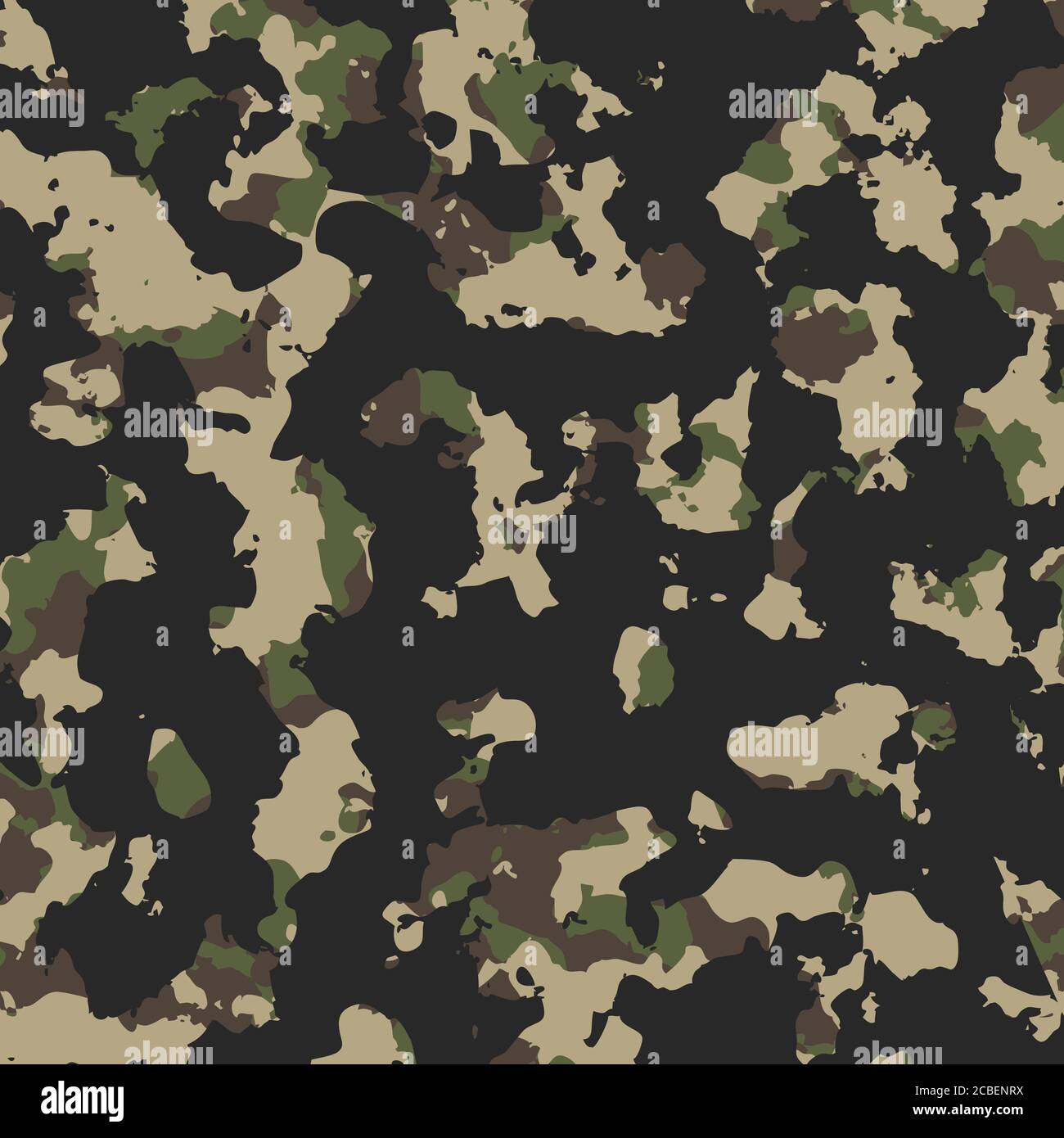 Texture camouflage military repeats seamless army illustration Stock ...