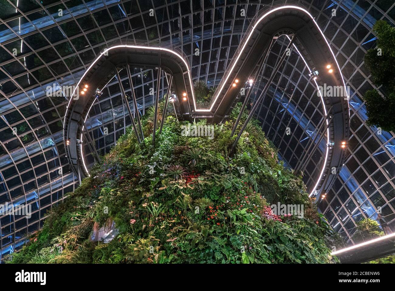 Inside Gardens by the Bay Stock Photo - Alamy