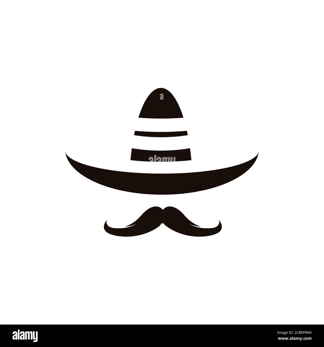 Mexico hat icon vector illustration design template Stock Vector Image ...
