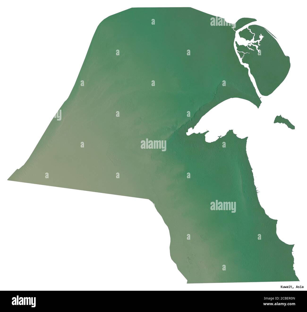 Capital Of Kuwait Map
