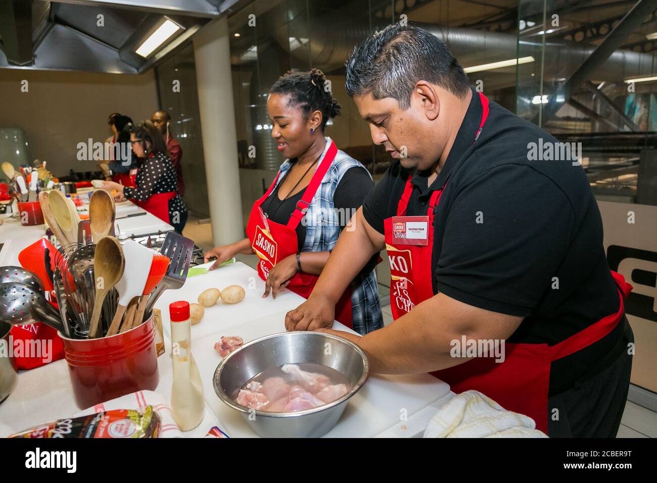 Johannesburg, South Africa - October 05, 2017: Diverse young people ...
