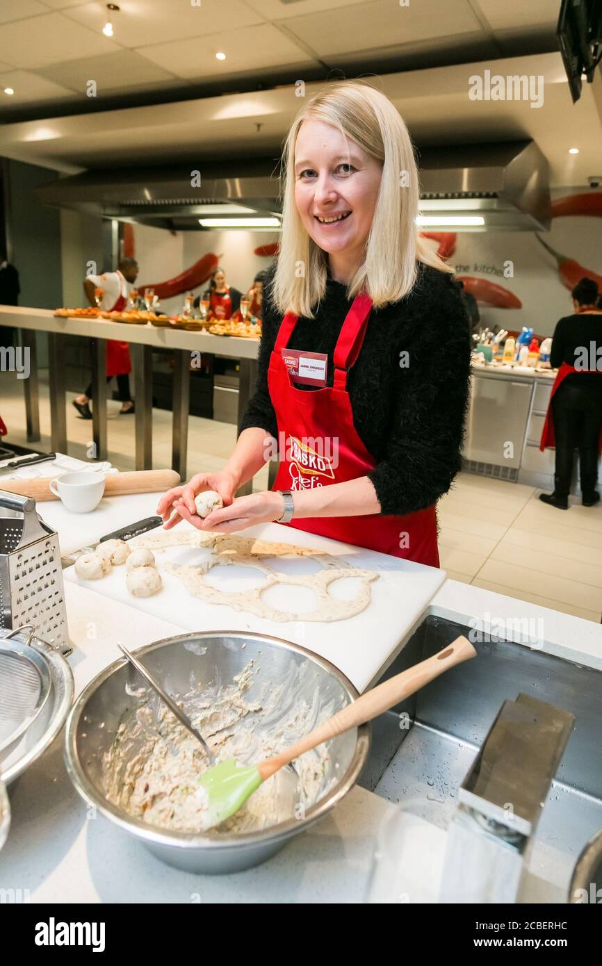 Johannesburg, South Africa - October 05, 2017: Young women learning to ...