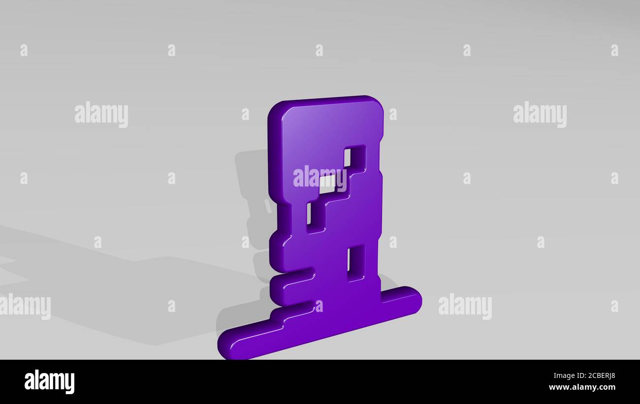 MODERN ARCHITECTURE SPIRAL 3D icon casting shadow - 3D illustration for ...