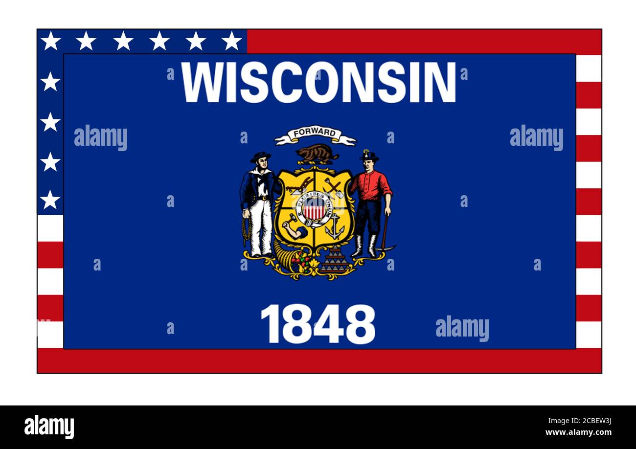 Flag logo america hi-res stock photography and images - Alamy