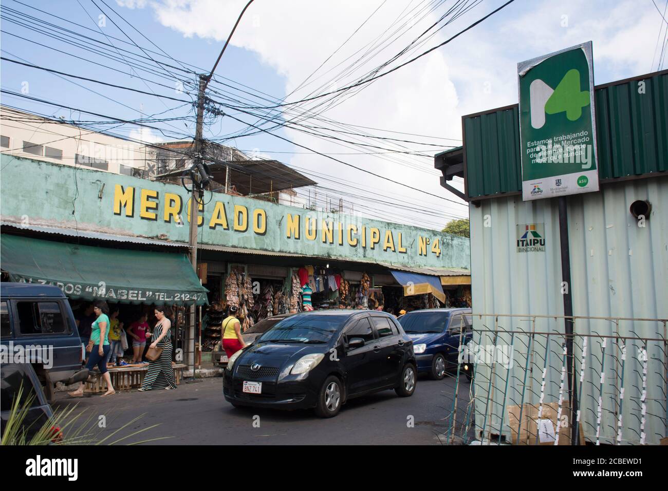 great traditional four market of asuncion paraguay south america Stock ...