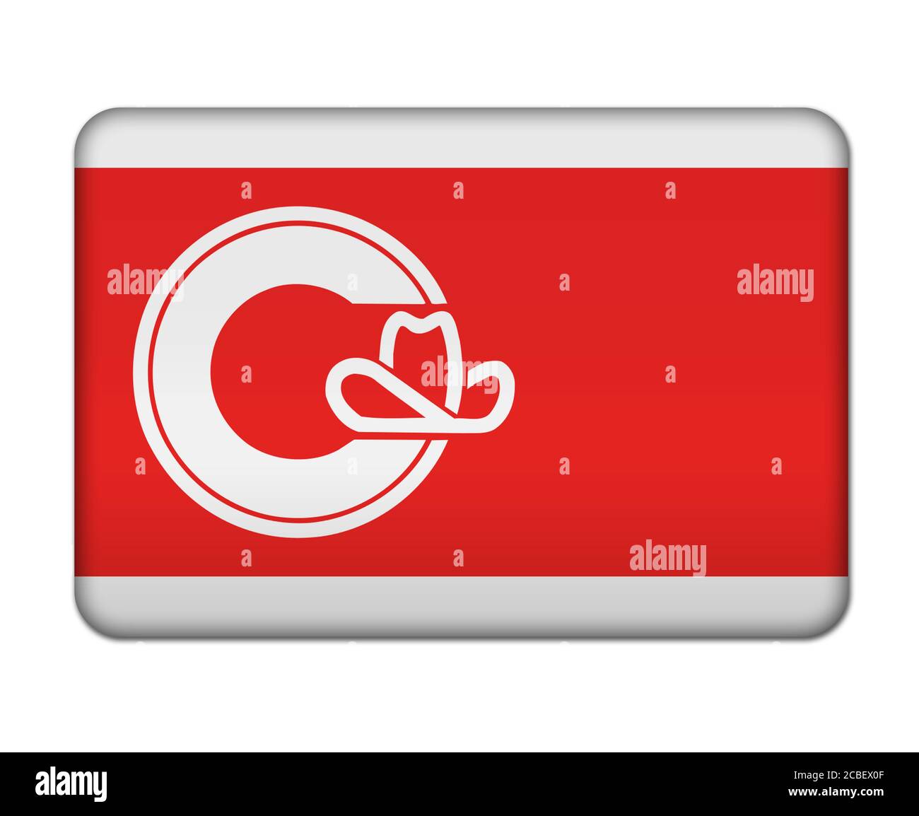 Calgary City flag icon Stock Photo - Alamy
