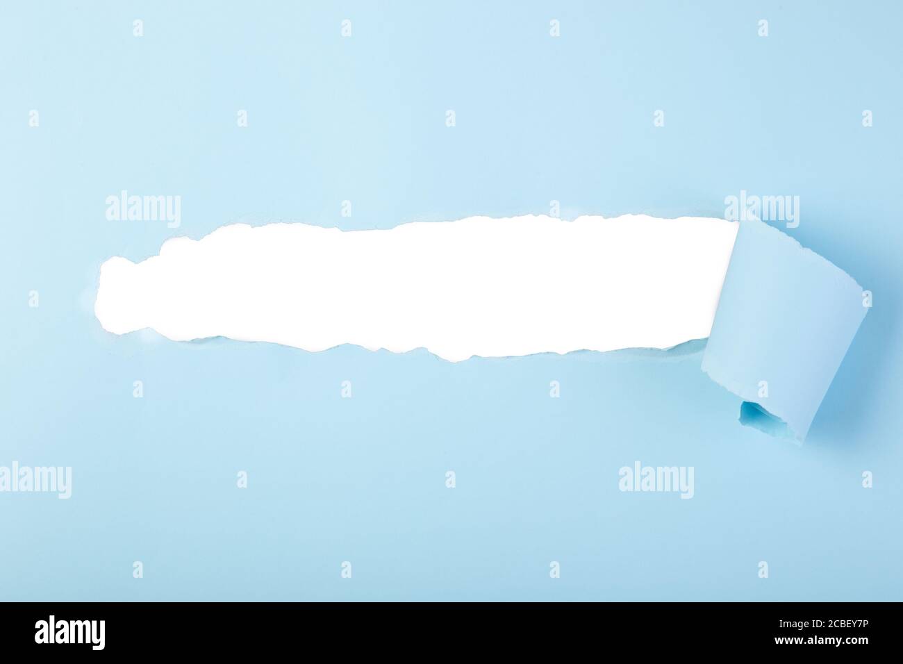 Torn paper with a space for a message Stock Photo - Alamy